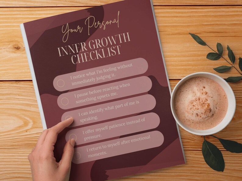 Inner Growth Checklist | IFS Healing Guide for Emotional Clarity ...