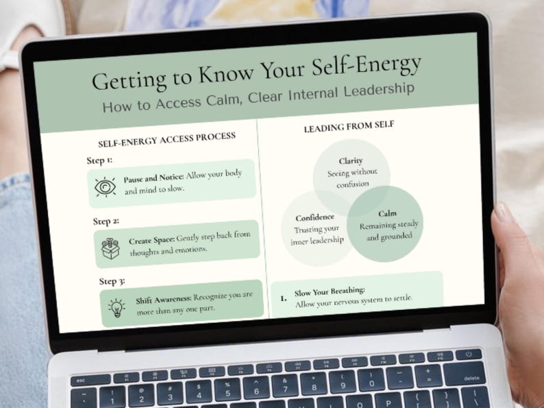 IFS Self-energy Cheat Sheet | IFS Parts Work Printable - Etsy