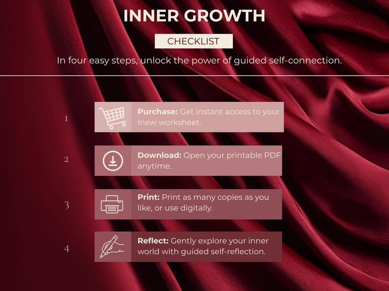 Inner Growth Checklist | IFS Healing Guide for Emotional Clarity ...