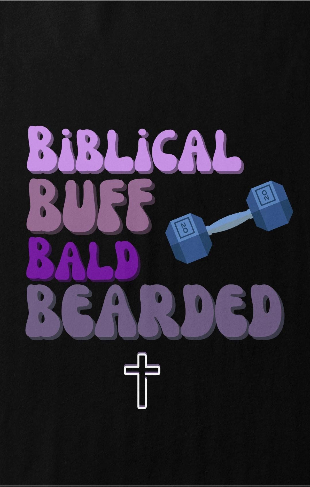 Biblical, Buff, Bald and Bearded Gym Design - Etsy
