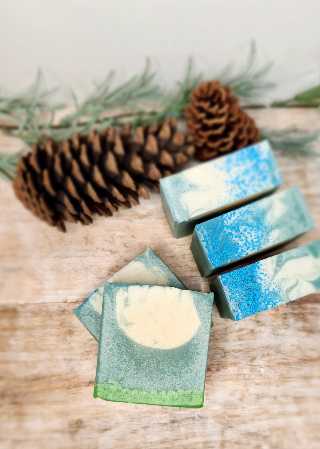 ENCHANTED FOREST GOAT Milk Soap- Christmas Tree Pine Scented Luxury ...