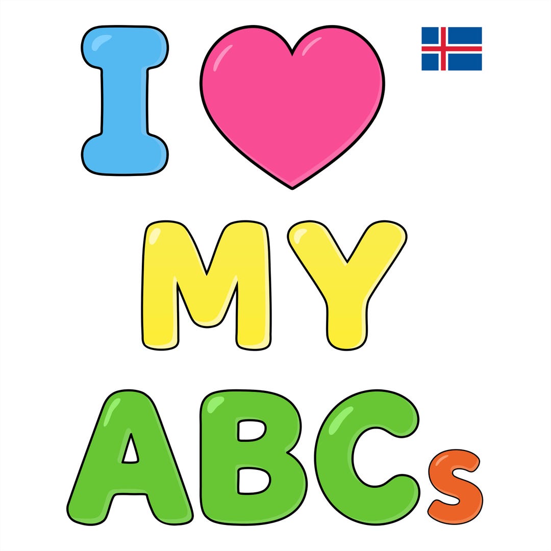 Icelandic Alphabet Letter Tiles Mega Pack – Printable PDF & PNG | Prek ...