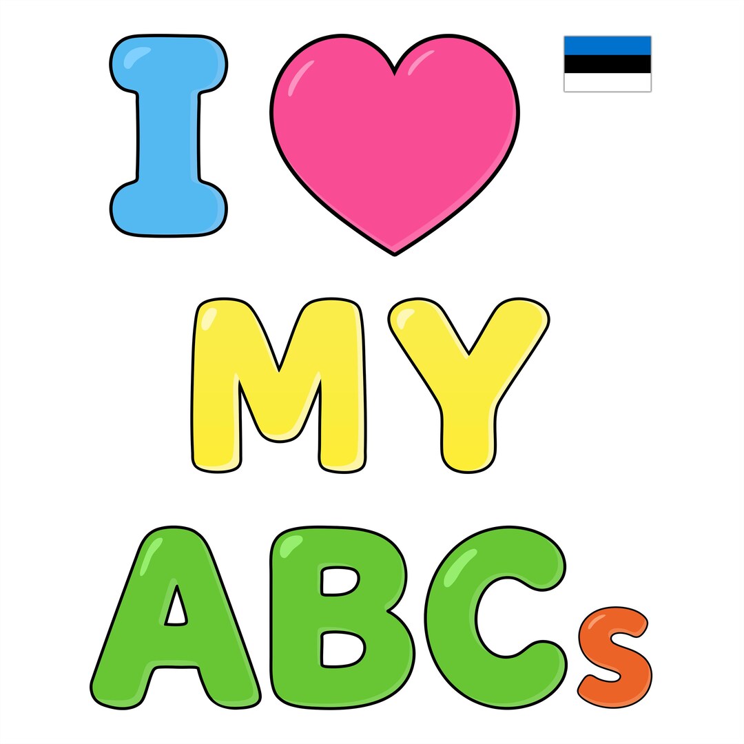 Estonian Alphabet Letter Tiles Mega Pack – Printable PDF & PNG | Prek ...