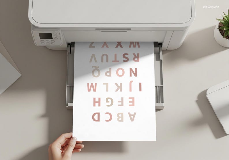Montessori Trio Alphabet Shapes Numbers to Print | Educational Posters ...