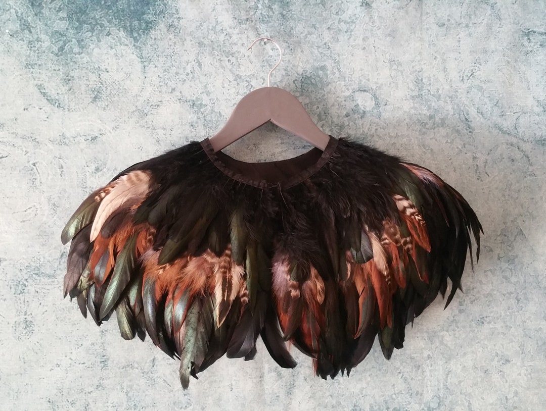 Natural Feather Shrug - Etsy