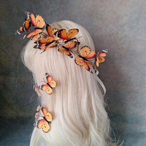 Monarch Butterfly Crown and Hair Clips - Etsy