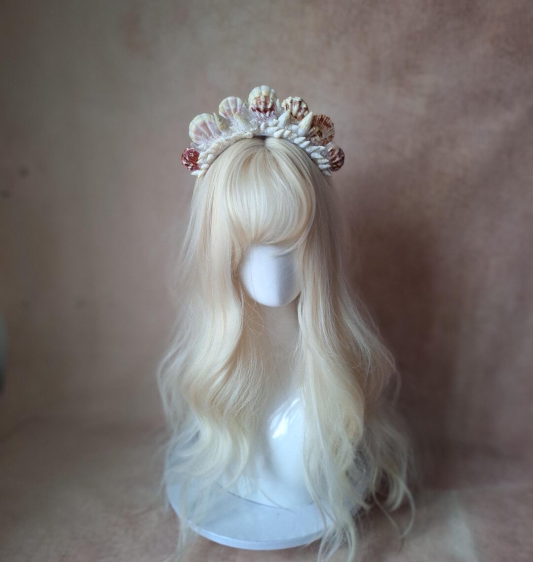 Mermaid Shell Crown, Delicate Mermaid Tiara, Sea Crown, Fairytale ...