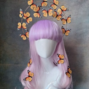 Yellow Halo Butterfly Headpiece - Etsy