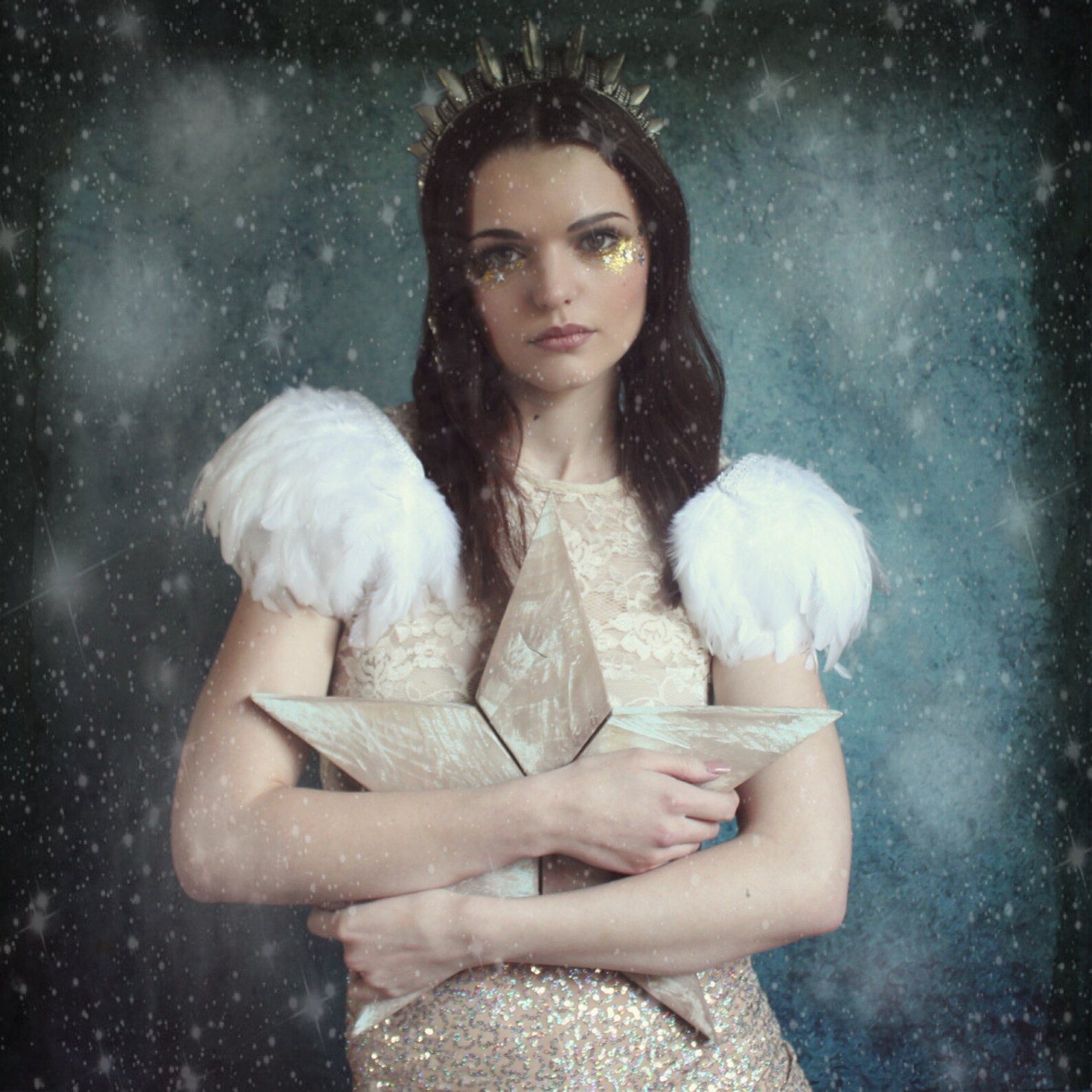 White Feather Shoulder Epaulette Feather Wings Feather - Etsy