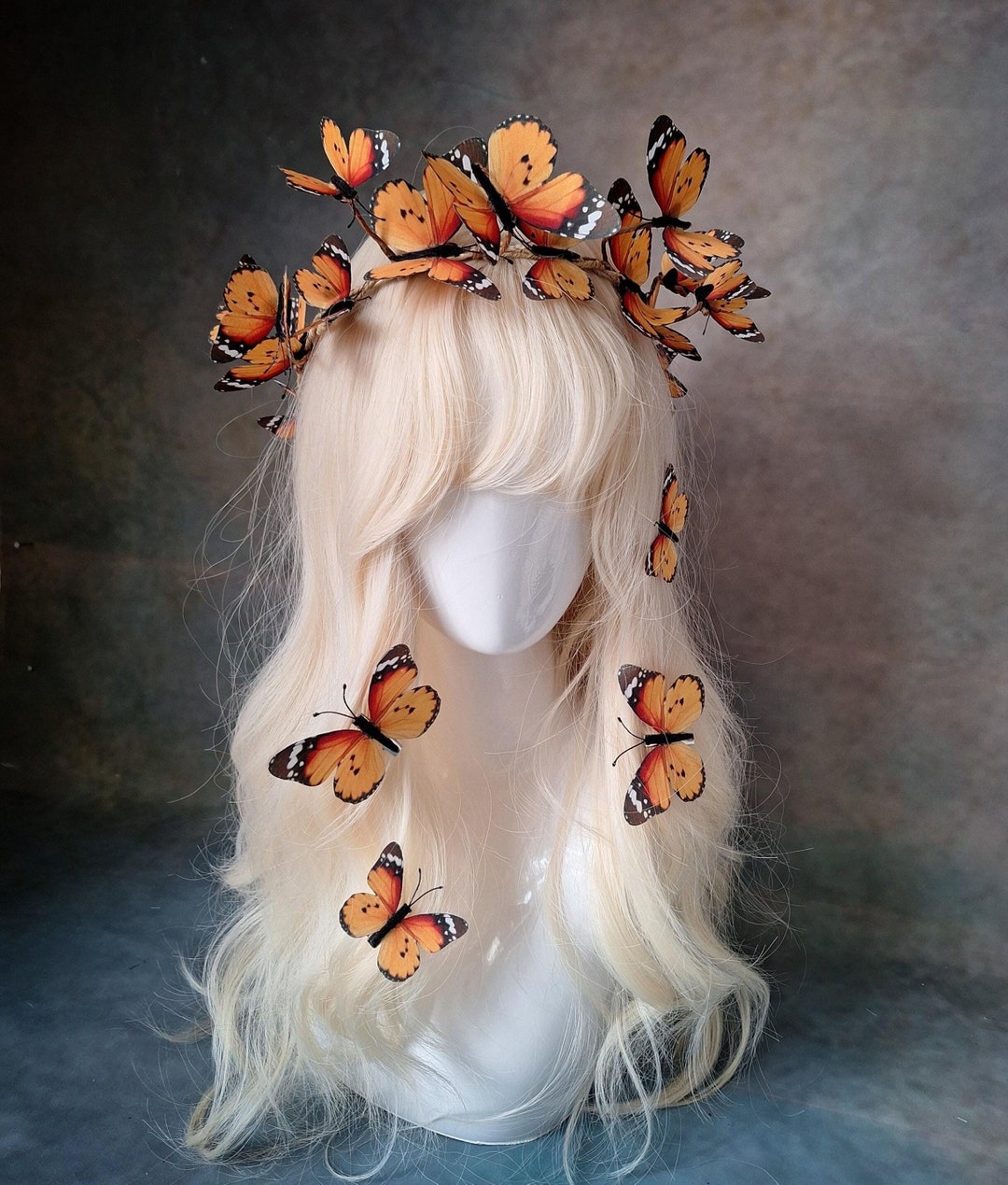 Monarch Butterfly Crown and Hair Clips - Etsy