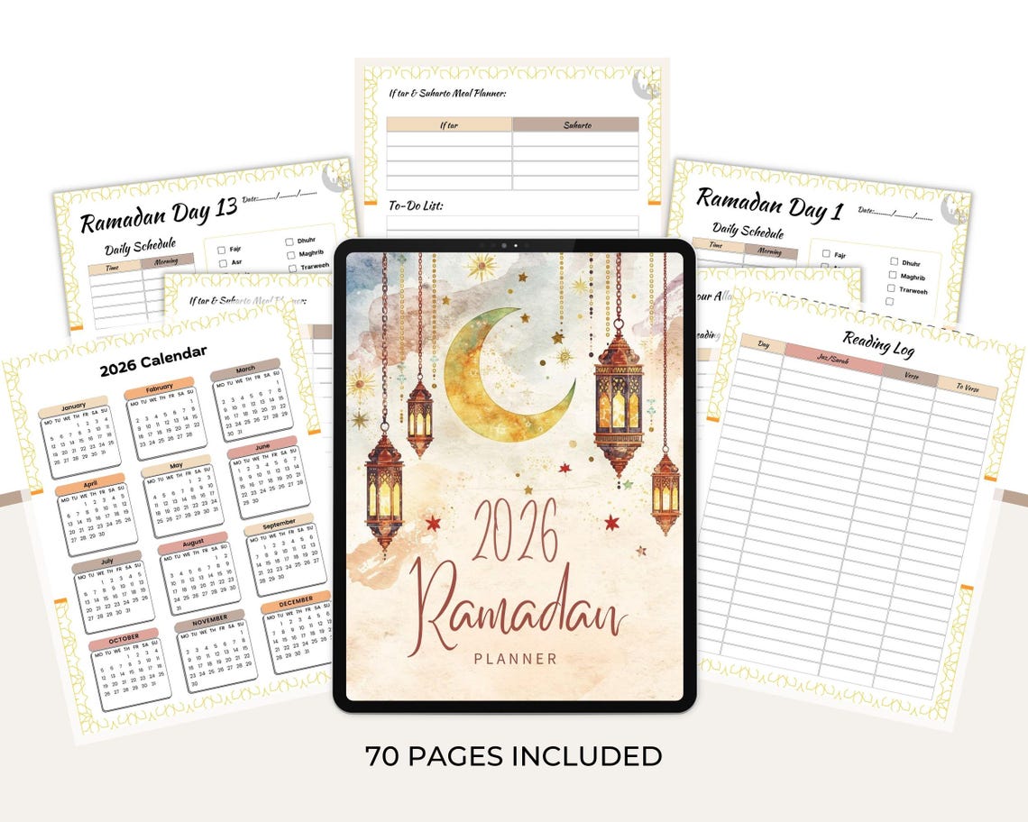 Agenda Ramadan 2026 DPP et MRR | Journal numérique du Ramadan PDF ...