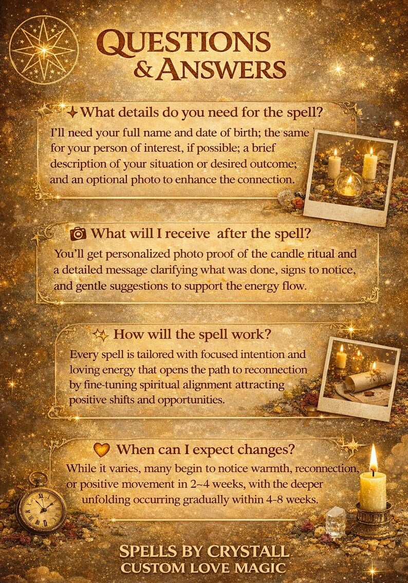 Powerful Regret Spell - White Magic Ritual for Reconciliation - Etsy