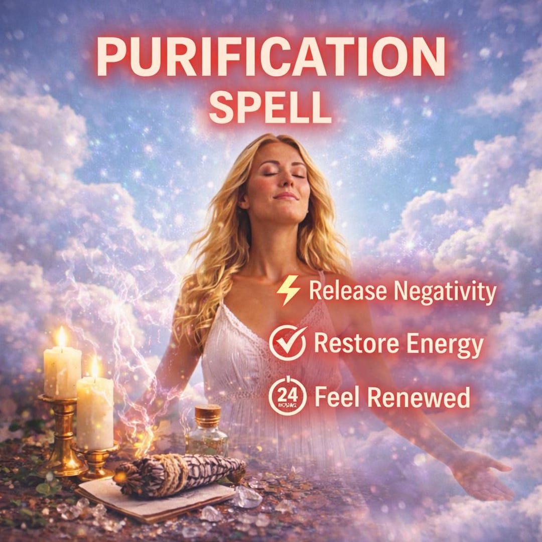 Purification Spell — Cleanse Negative Energy, Spiritual Reset & Aura ...