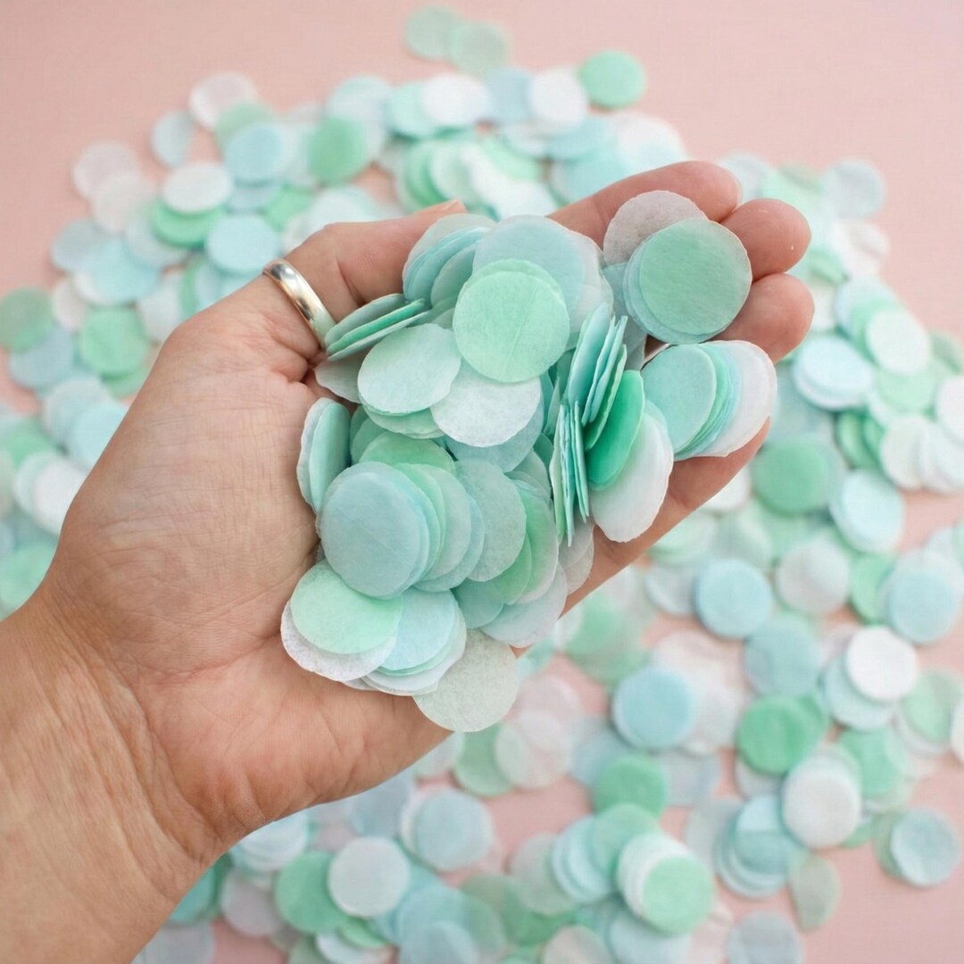 Biodegradable Green Mix Confetti Party Birthday Wedding Shower Table ...