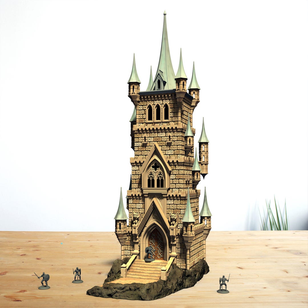 Magnetic Mage's Tower: DND Terrain, Vogman Tower of Portals - Etsy