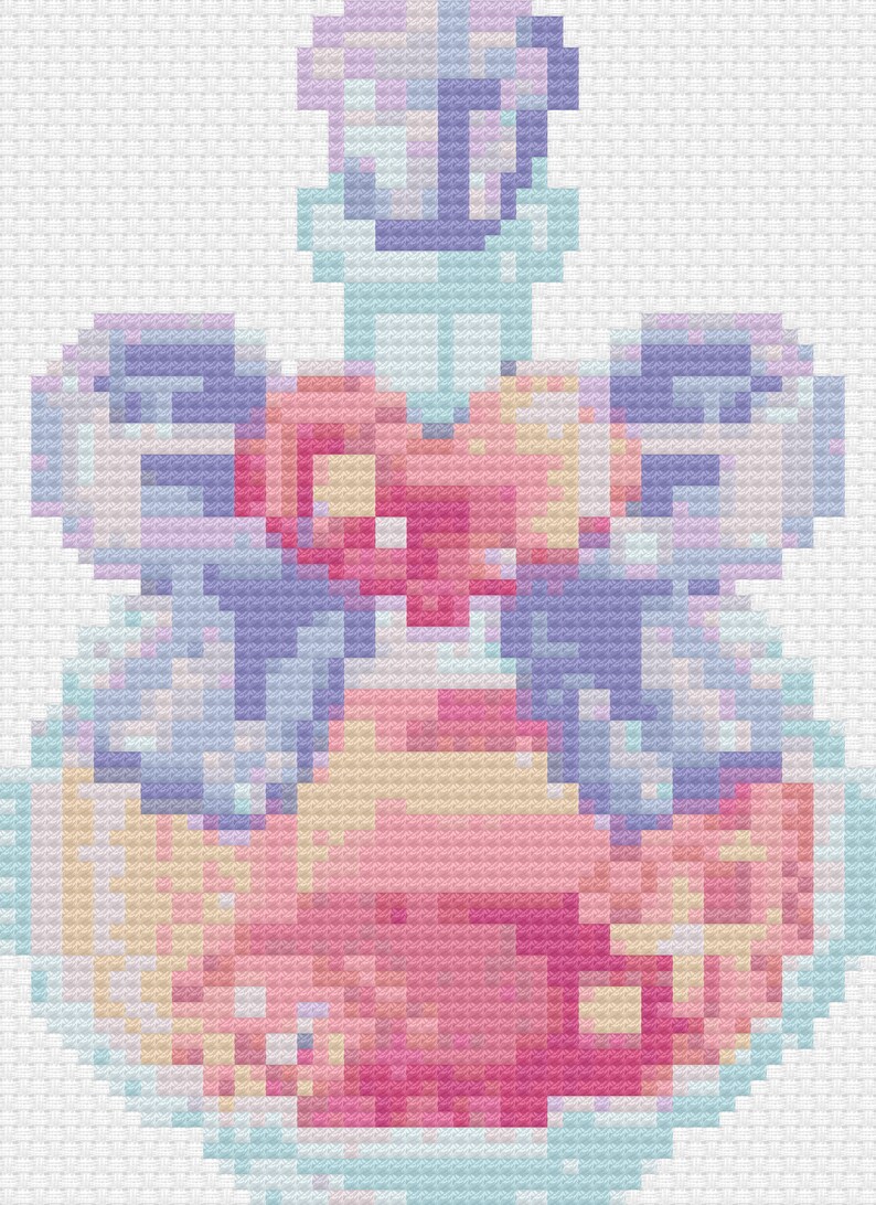 Love Potion Cross Stitch Pattern - Etsy
