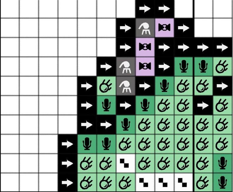 Vocaloid Hatsune Mike Cross Stitch Pattern - Etsy