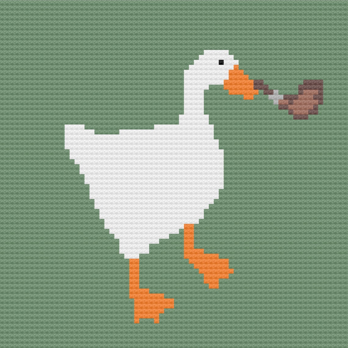 Untitled Goose Game Pipe Cross Stitch Pattern | Etsy