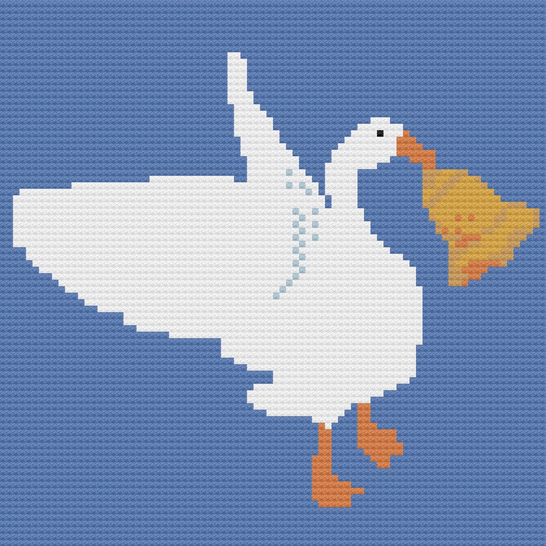 Untitled Goose Game Bell Cross Stitch Pattern - Etsy
