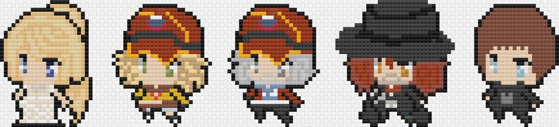 Final Fantasy 15 FFXV Chibi Lunafreya Cindy Cid Ardyn and - Etsy