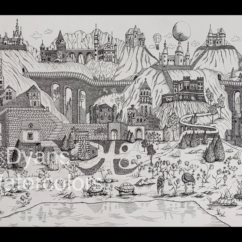 French Castle - Etsy