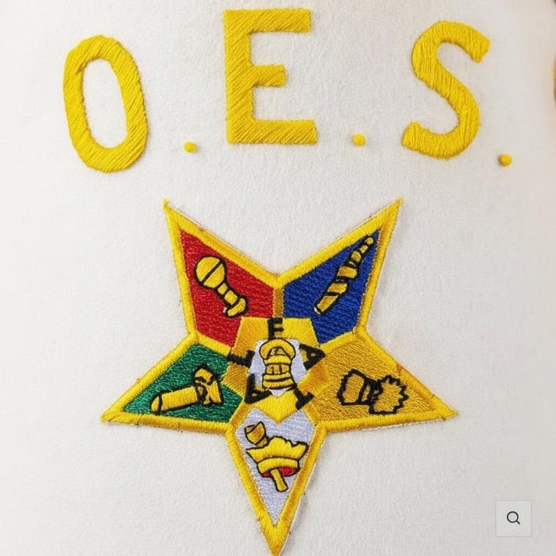 OES Fez Hat Pure White | Order of the Eastern Star | Machine ...
