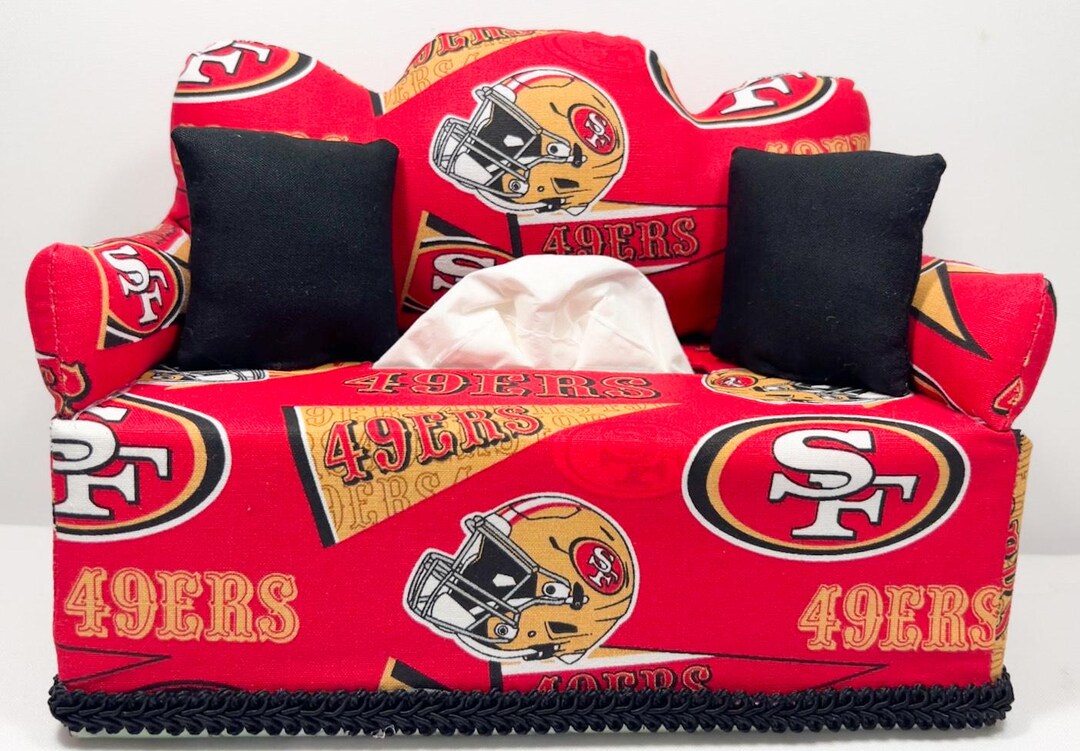 San Francisco 49ers Tissue Box Cover - Etsy