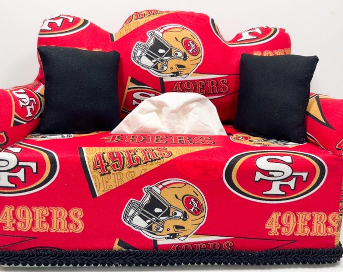 San Francisco 49ers Football Sofa Tissue Box Covers Sports - Etsy
