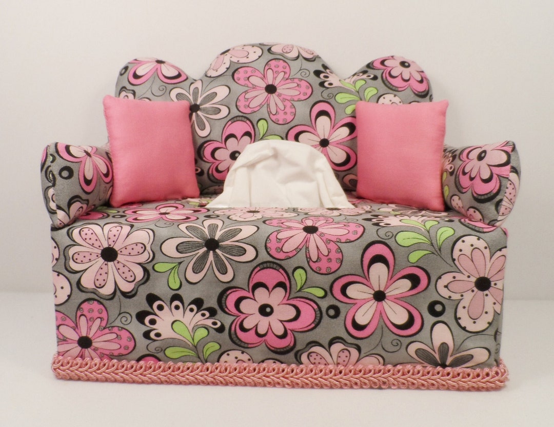 Blooming Flowers Tissue Box Cover - Etsy