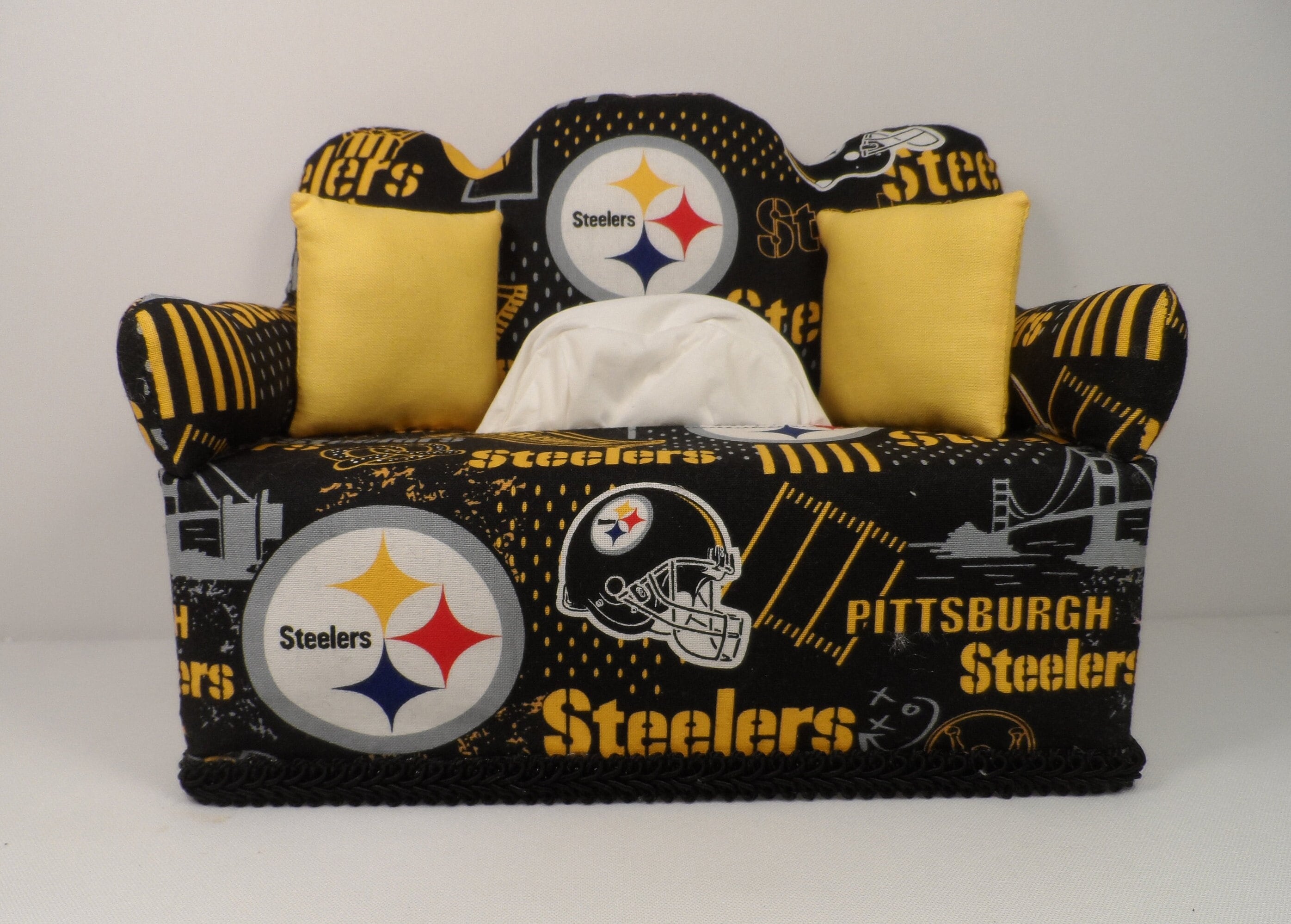 Pittsburgh Steelers Tissue Box Cover (choose Style) - Etsy