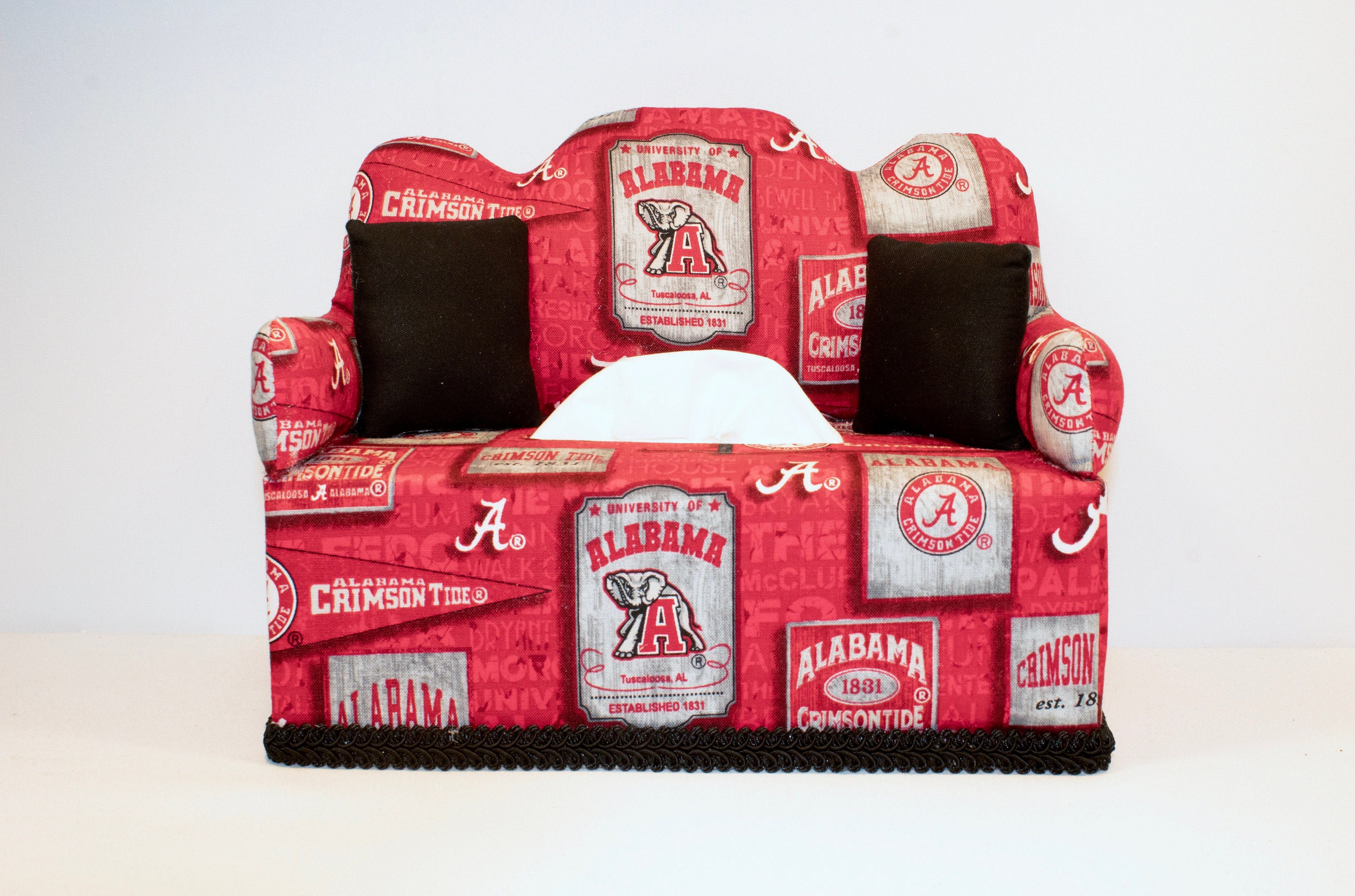 Alabama Crimson Tide Tissue Box Cover - Etsy