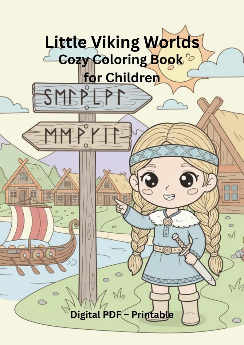 Viking Coloring Book for Kids PDF | Cozy Printable Coloring Pages ...