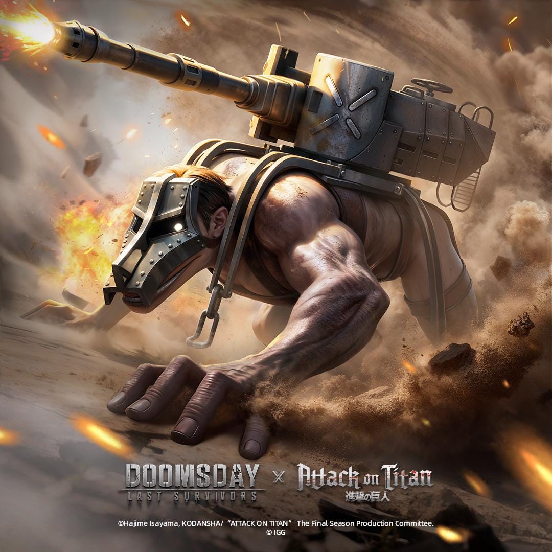 Fan-art STL Titan Charrette (squad Skin – Doomsday Last Survivors X AOT ...
