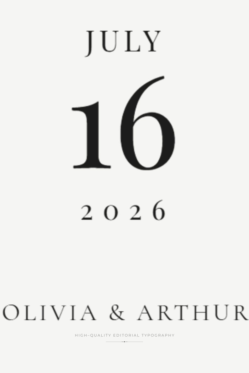 Editable Canva Save the Date Template, Instant Download Wedding ...