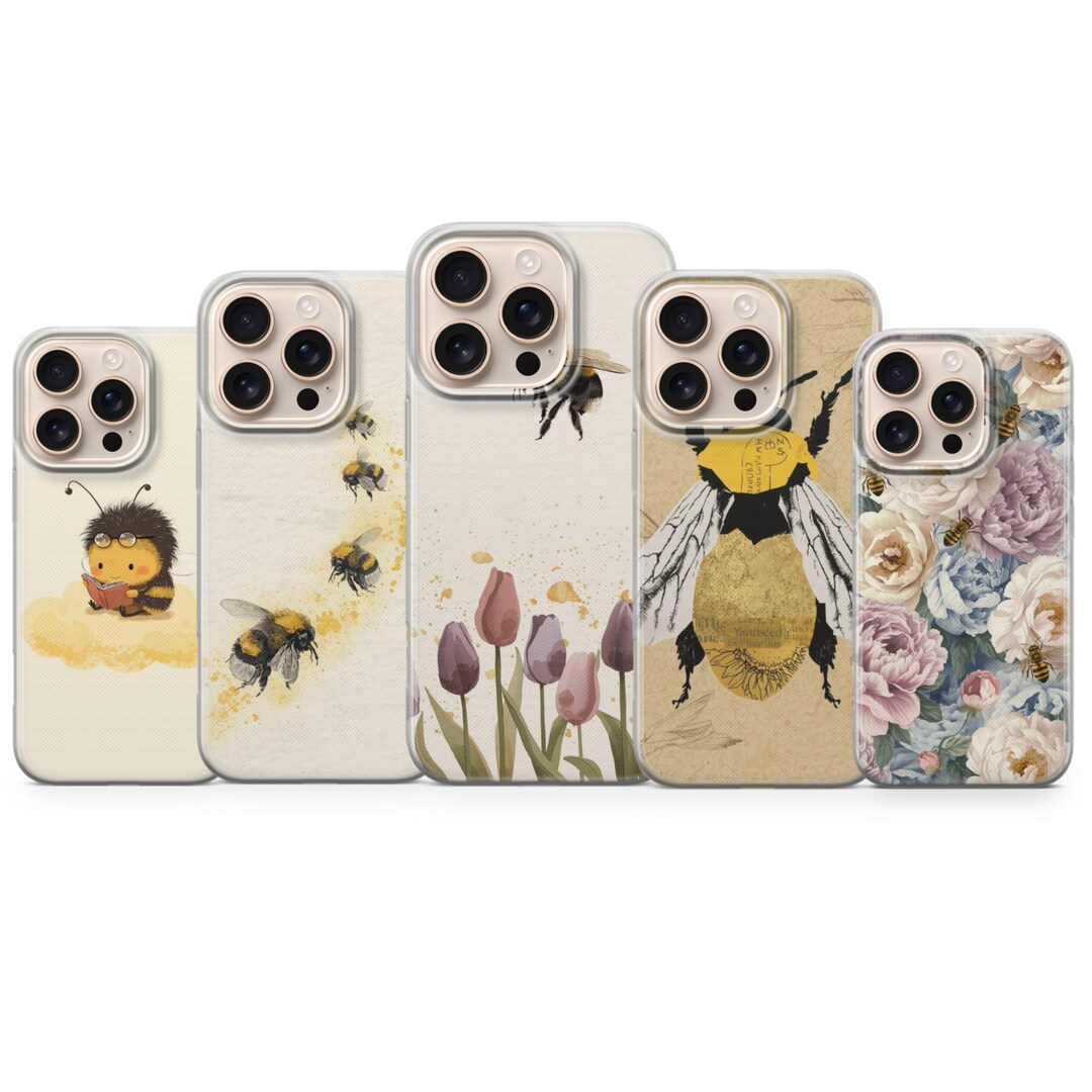 Honey Bee Case Bumblebee Save the Bees Cover for iPhone 17 Pro Max, 16e ...