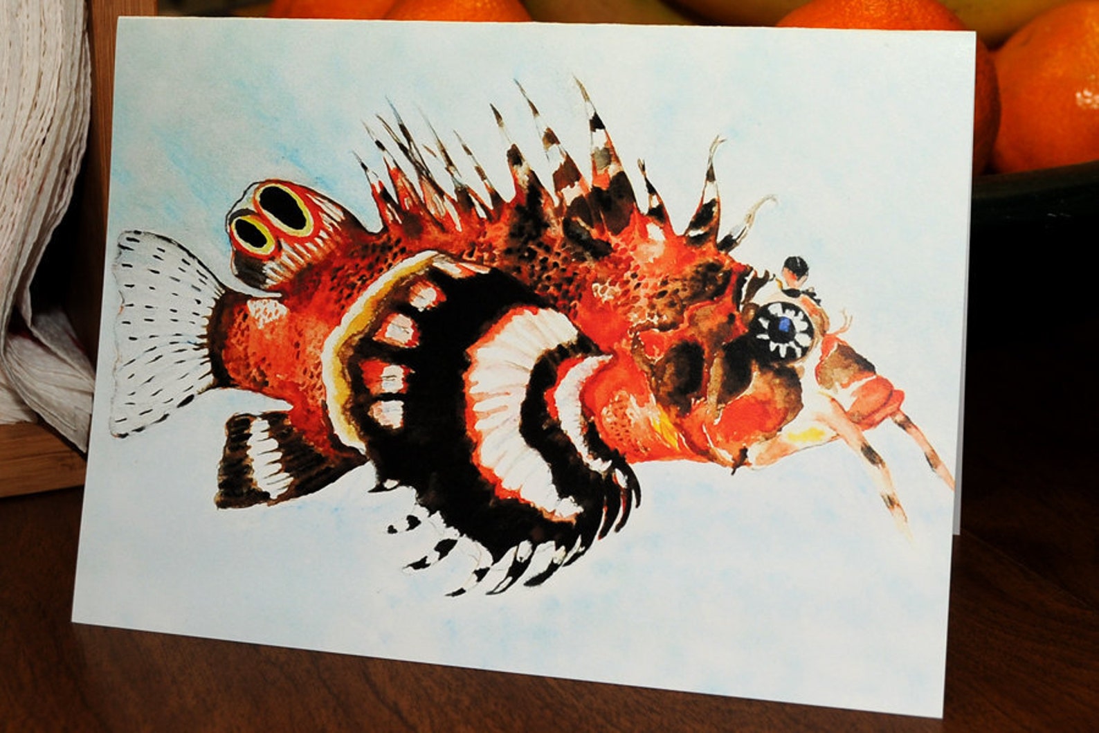 Reef Life Note Cards - Etsy