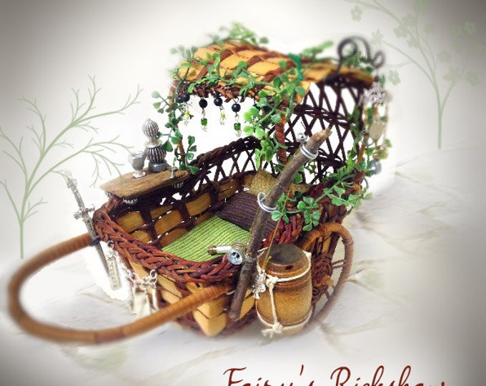 Covered Wagon // Fairy House // Gnome Cart // up Cycled With - Etsy