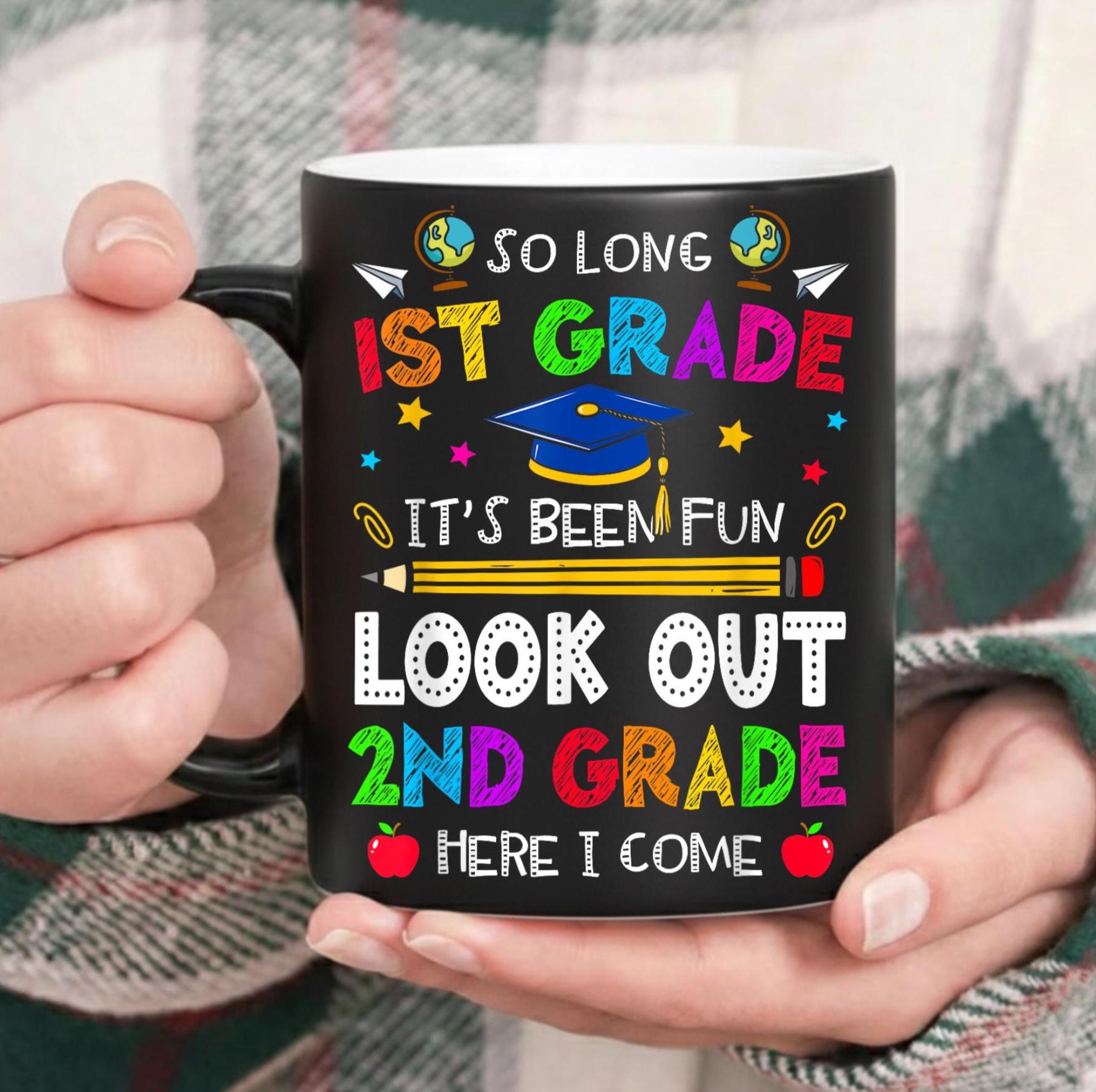 So Long 1st Grade Here I Come 2nd Grade PNG, School Graduation Shirt ...