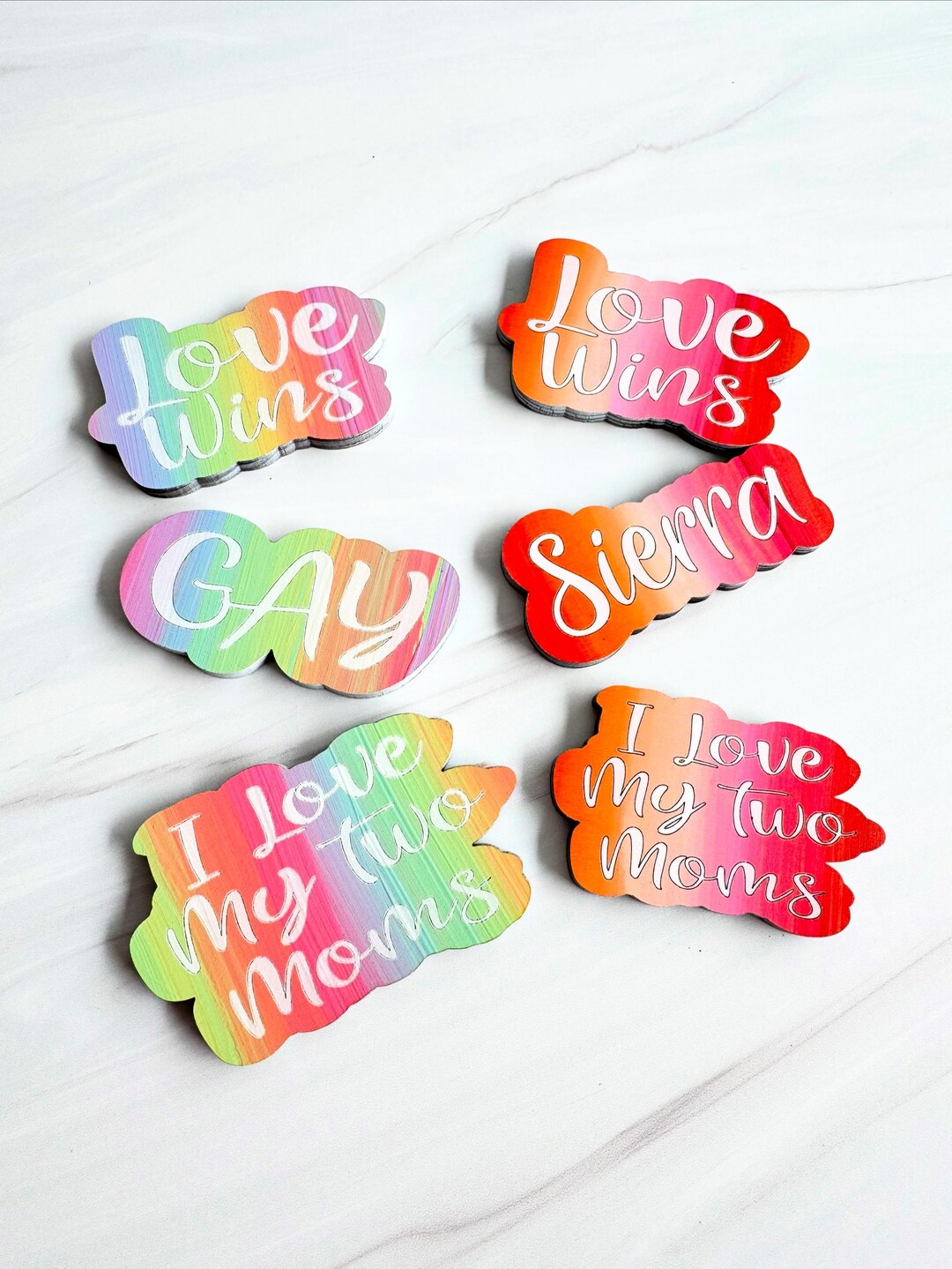 PRIDE Name Tags *please Read Description* LGBTQ Name Tags | Magnetic ...