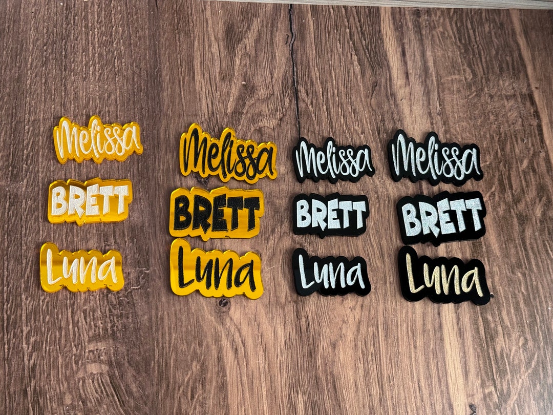 Acrylic Name Tags | PLEASE READ DESCRIPTION | Business Name Tags ...