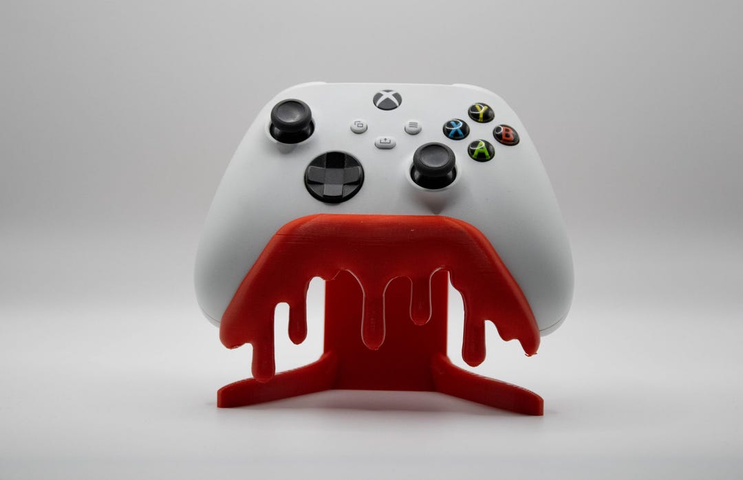 Melted Xbox Controller Display Stand – 3D Printed Modern Gaming Decor ...