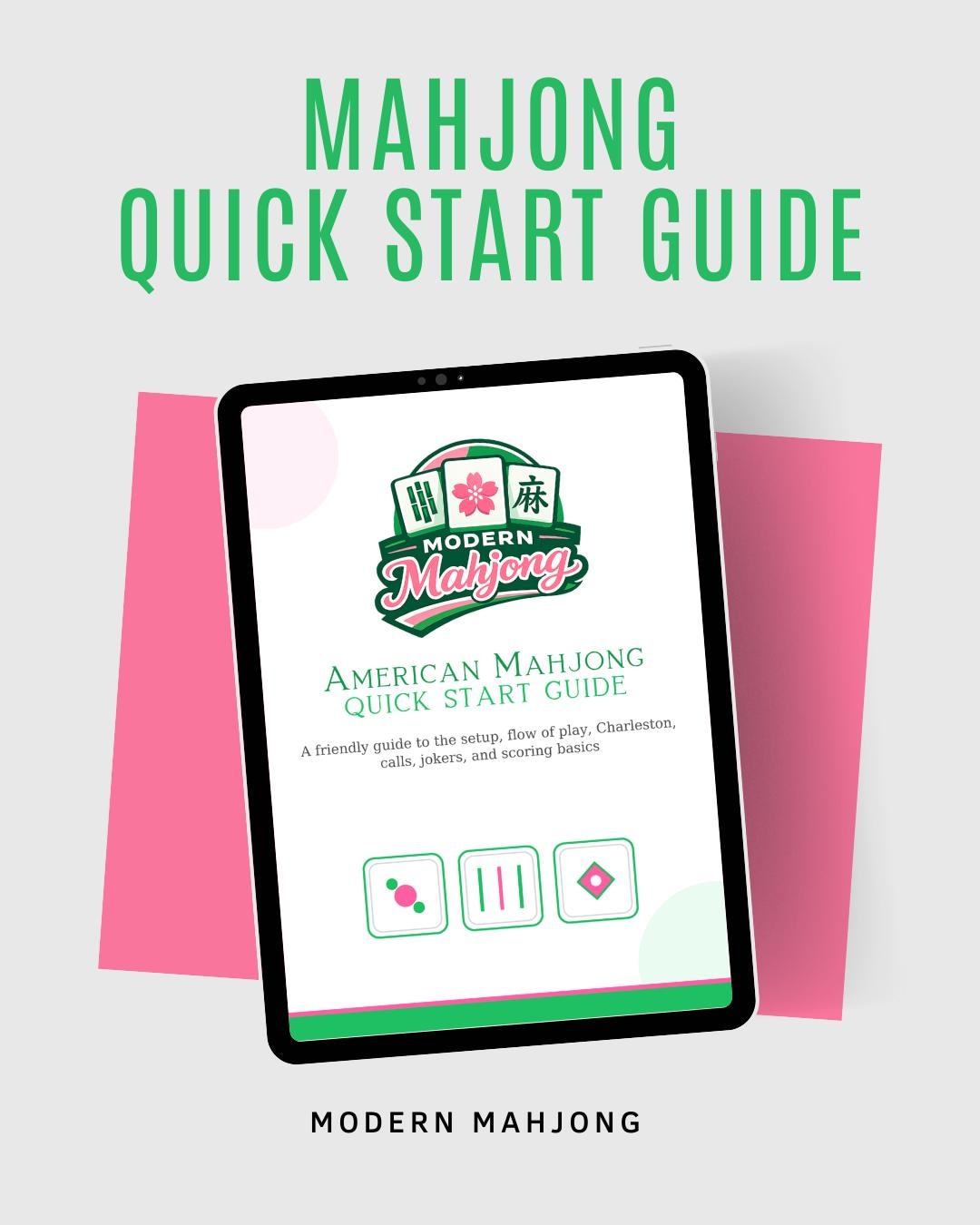 Modern Mahjong Quick Start Guide | American Mahjong Beginner ...