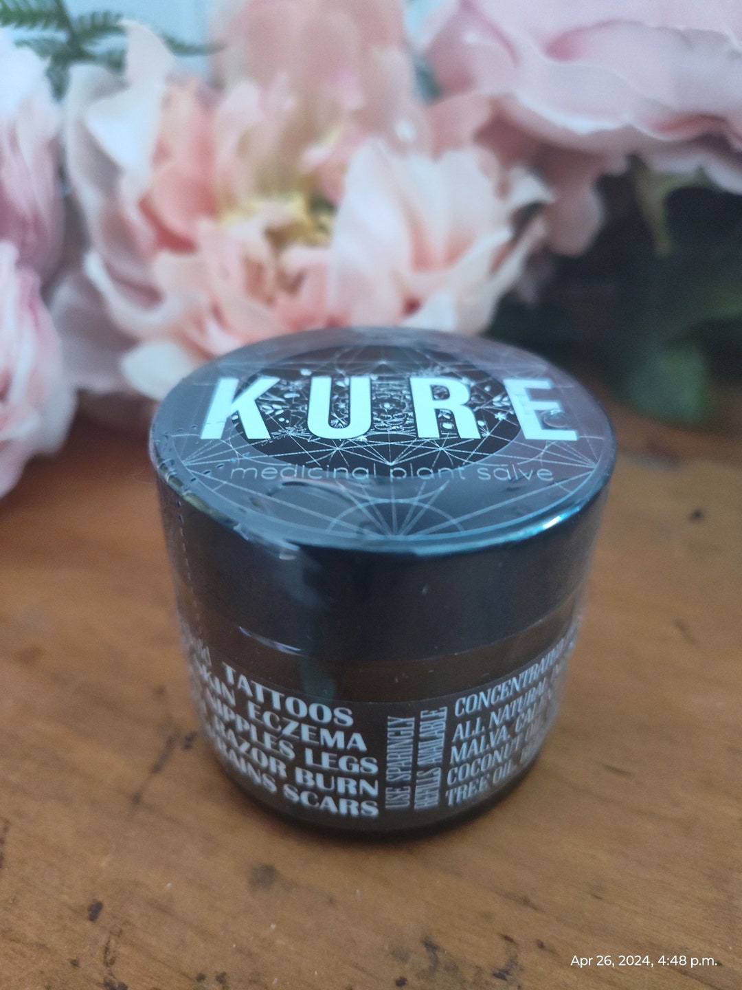KURE Medicinal Plant Salve, 2 Oz Jar - Etsy