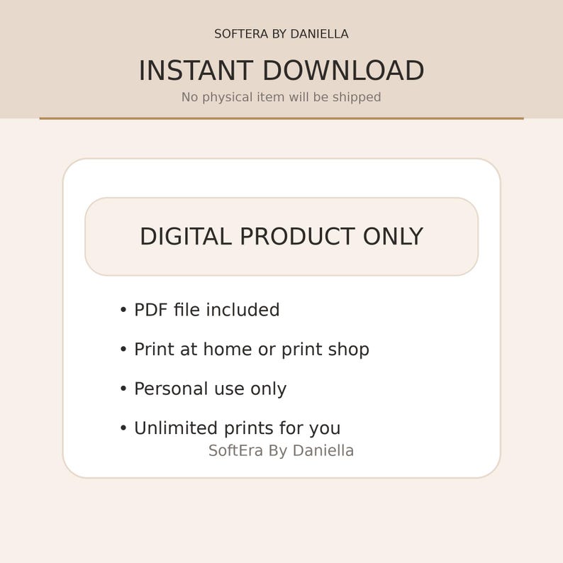 Vision Board Kit Printable PDF, Soft Life That Girl Planner ...