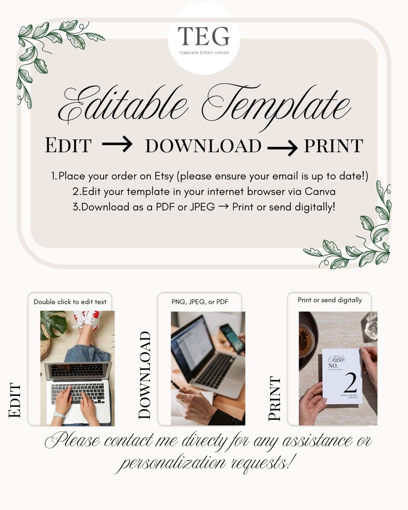 Bar Sign Template, Wedding Drink Menu Template, Printable Bar Sign ...