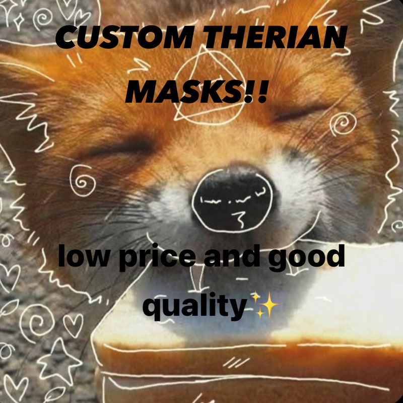 Arctic Fox Therian Mask - Etsy