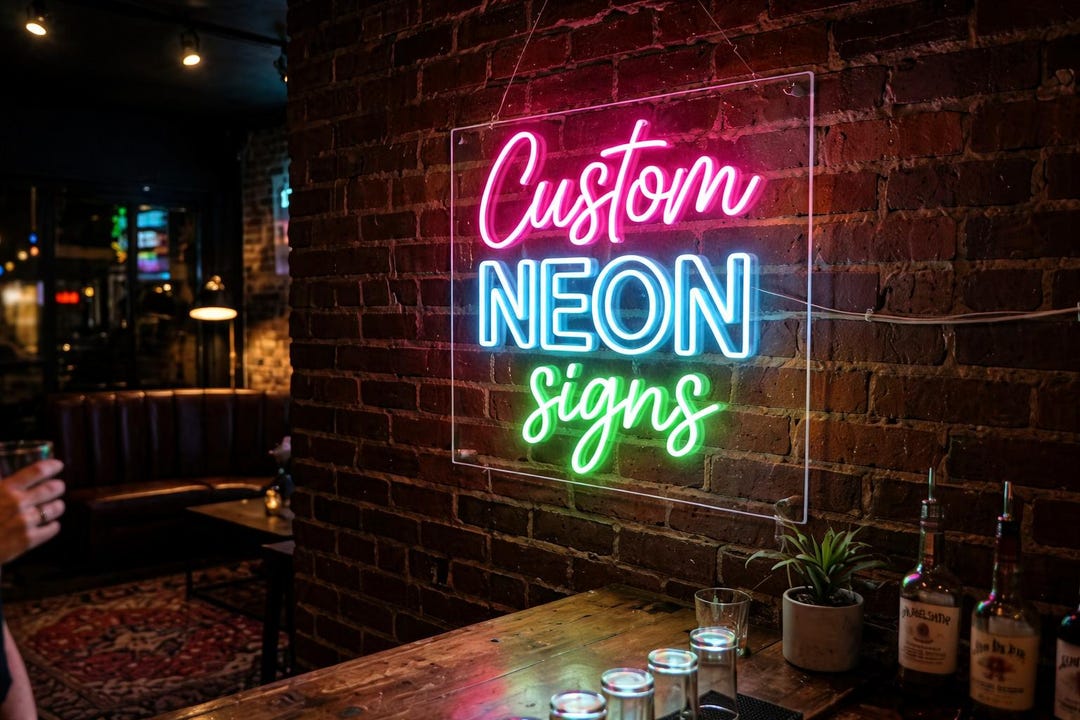 Custom LED Neon Name Sign, Personalized Acrylic Wall Decor, Event ...