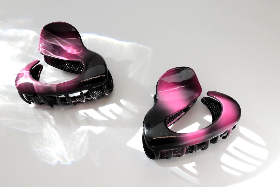 Pink Gradient Acrylic Claw Clip, Teen Hair Accessory - Etsy