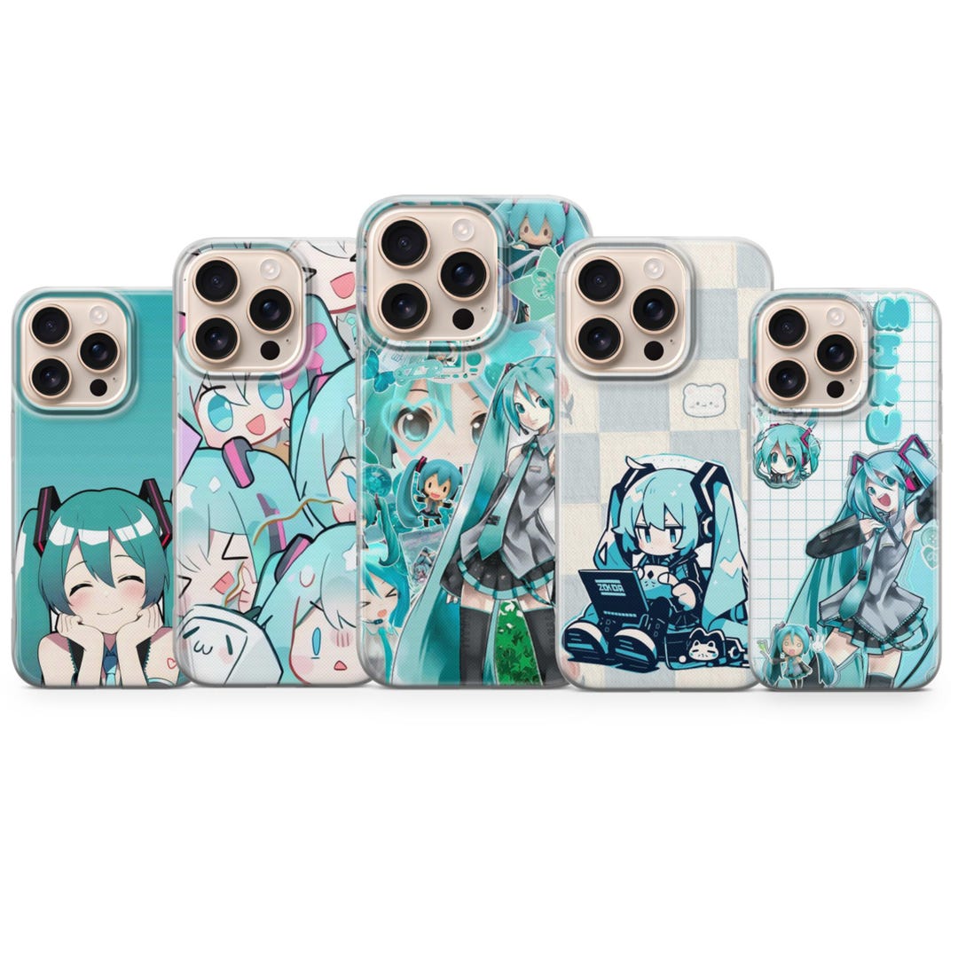 Hatsune Miku Phone Case Vocaloid Musical Phone Cover for iPhone 17 Air ...