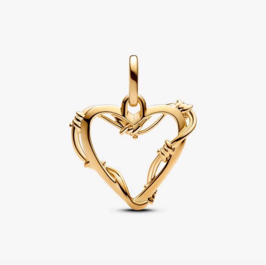 Pandora ME Charm Medallion Wire Heart - Etsy